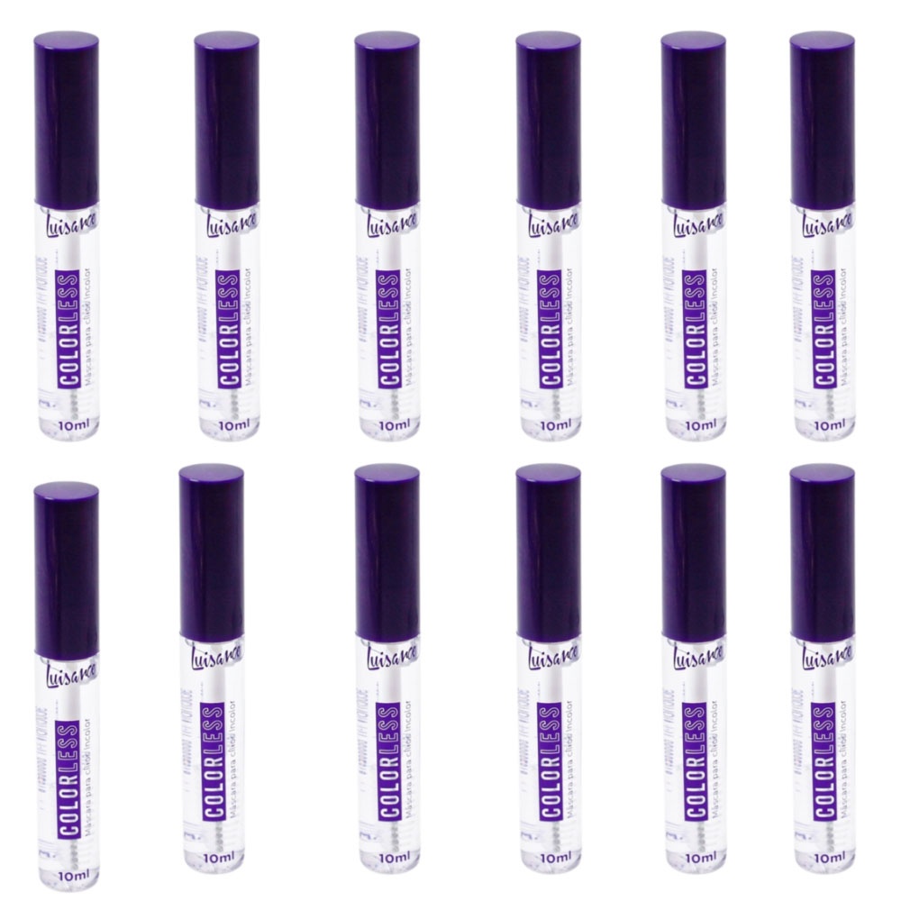 Kit 12 Máscara de Cílios/ Rímel Incolor Colorless Luisance | Shopee Brasil