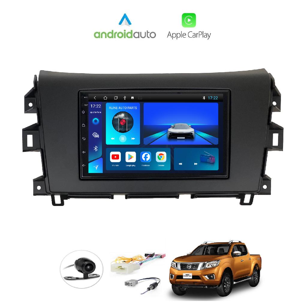 Kit Central Multimidia 2 Din Mp5 Android Nissan Frontier 2017 a 2022 Android Auto Apple CarPlay ...