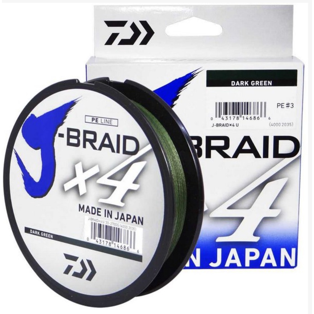 Linha Multifilamento Pesca Daiwa J-braid X4 Original 135m ( Escolha a Espessura) | Shopee Brasil