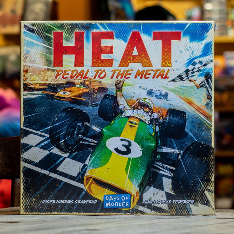 Board Game Heat: Pedal to the Metal Race Car Game Strategy Grand Prix ...