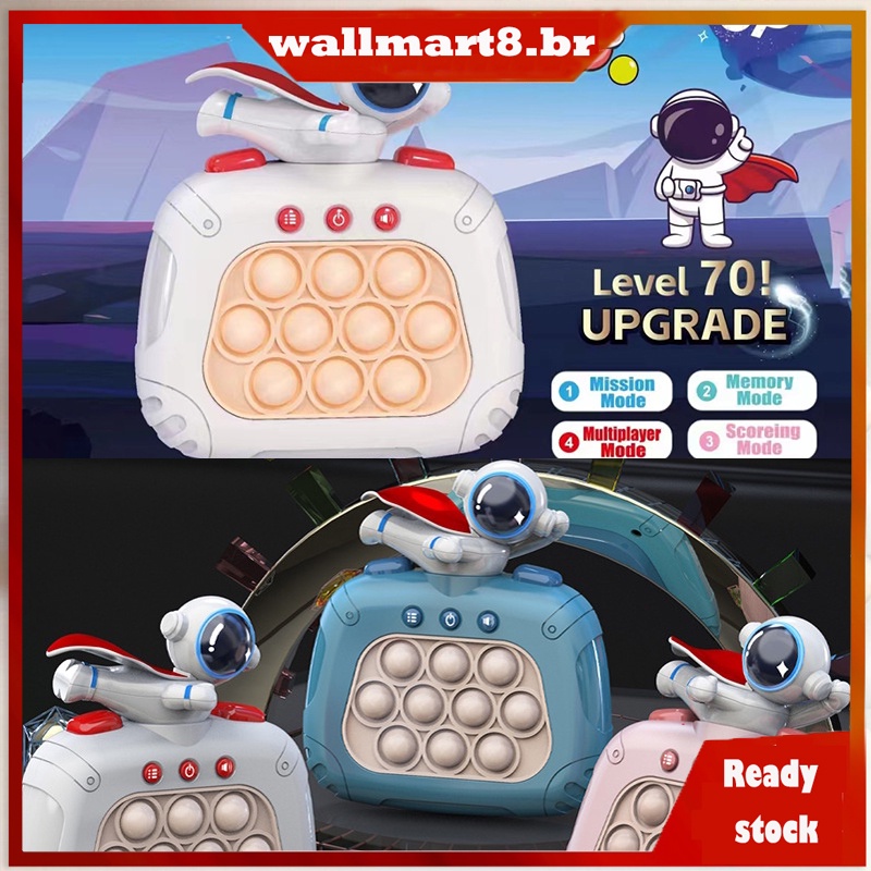 Versão Melhorada Astronauta Quick Push Game Childrens Press HandleToy ...