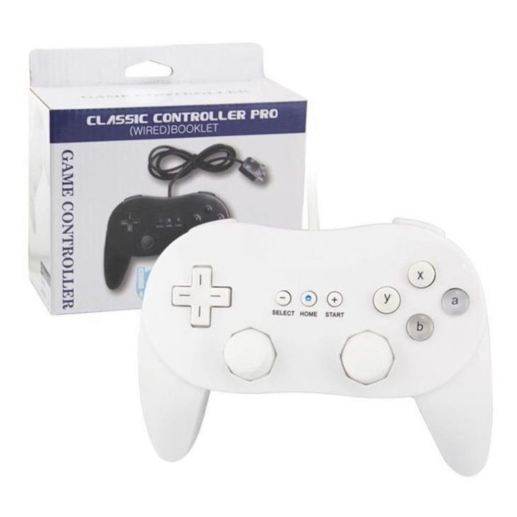 Controle Wii Classic Controller Pro com Fio Nintendo Wii | Shopee Brasil