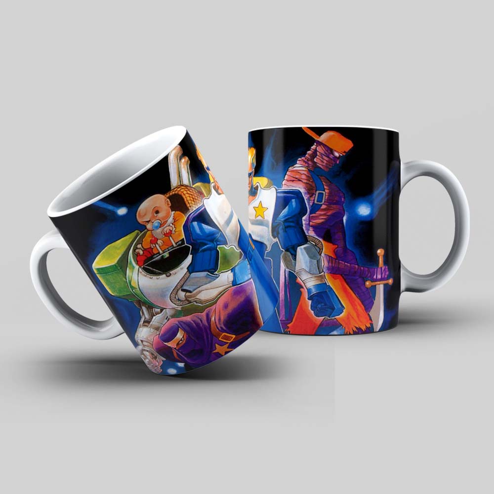 Caneca Personalizada Games - Captain Commando | Shopee Brasil