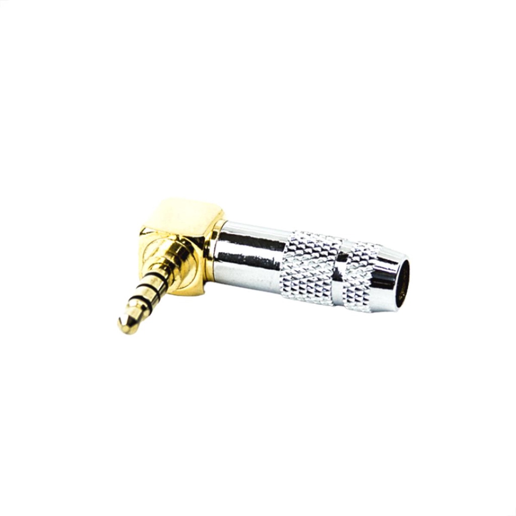Conector Plug P3 90 Graus Profissional | Shopee Brasil