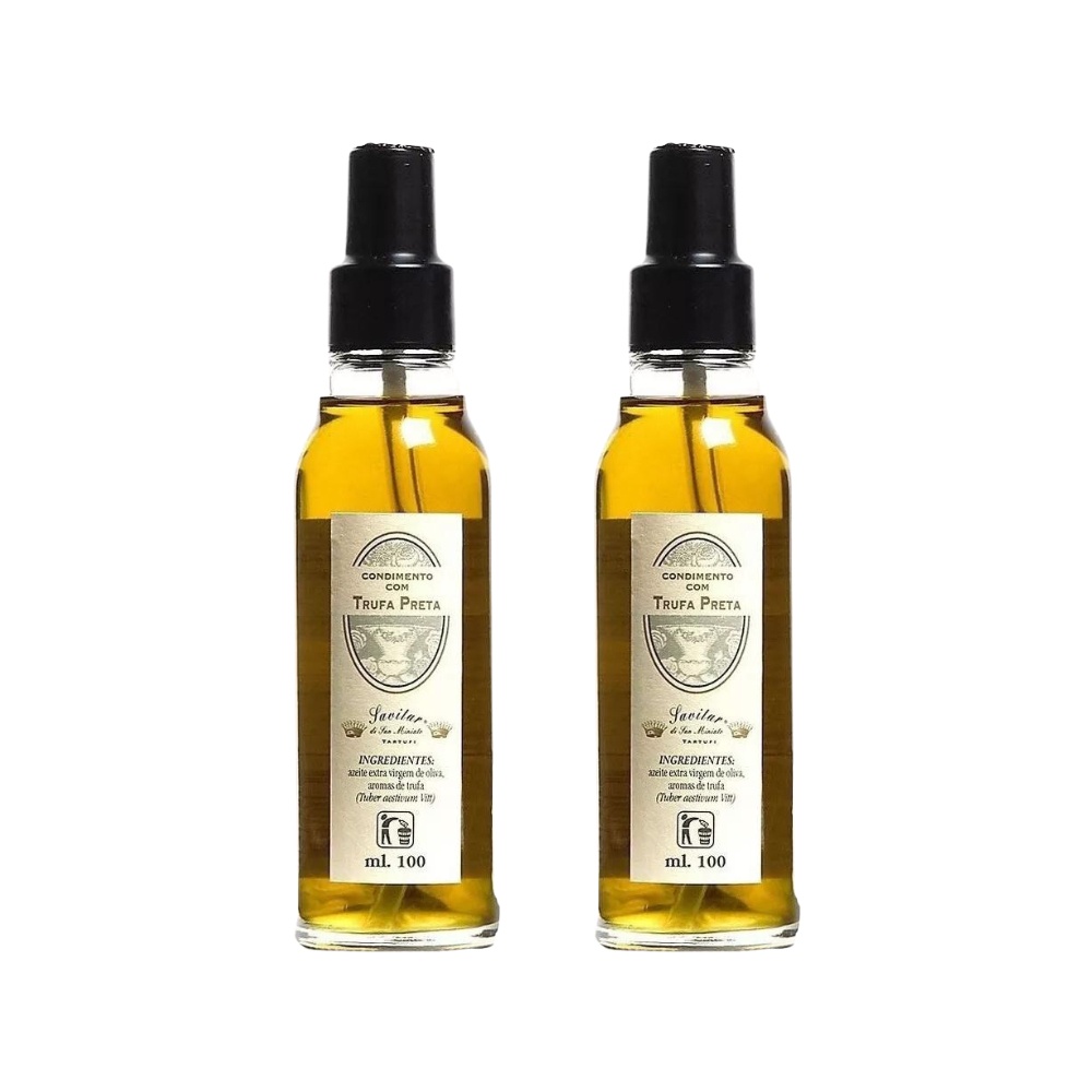 Azeite Spray Savitar Com Trufa Negra 100ml (2 Unidades) | Shopee Brasil