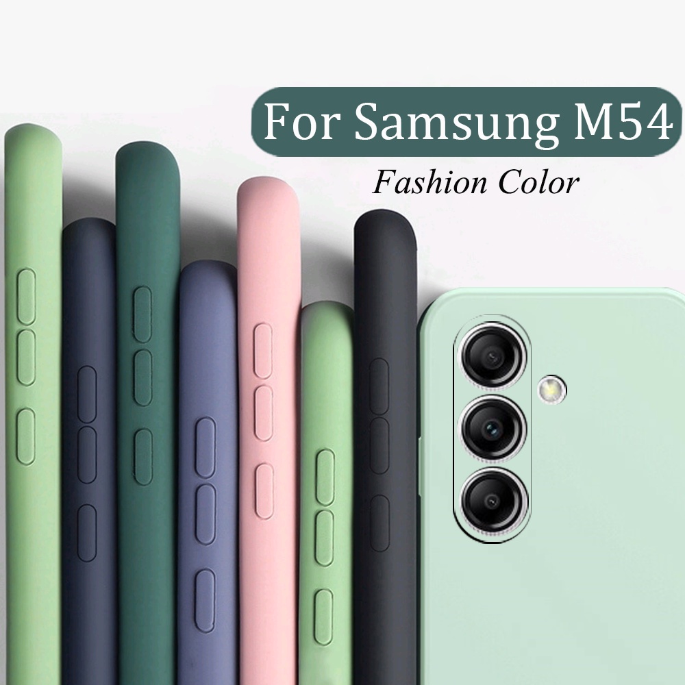 Para Samsung Galaxy A24 A34 A54 A14 M14 M54 4g 5g Capa De Silicone