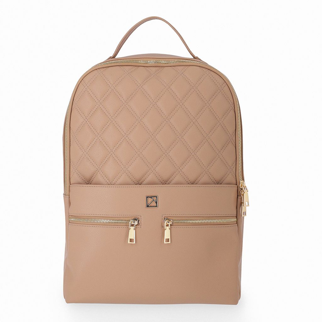 Mochila Bruna Backpack Grande Nude | Shopee Brasil