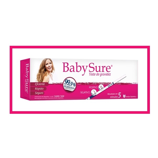 Baby Sure Teste de Gravidez - Uniao Química | Shopee Brasil