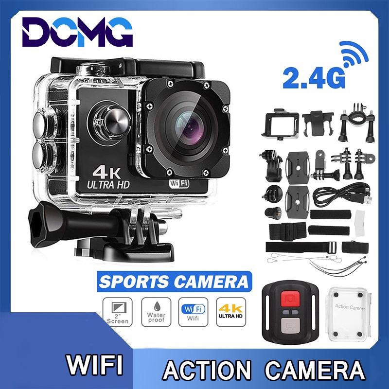4K ultra hd mini action camera 2.0 Tela wifi Esporte underwater ...
