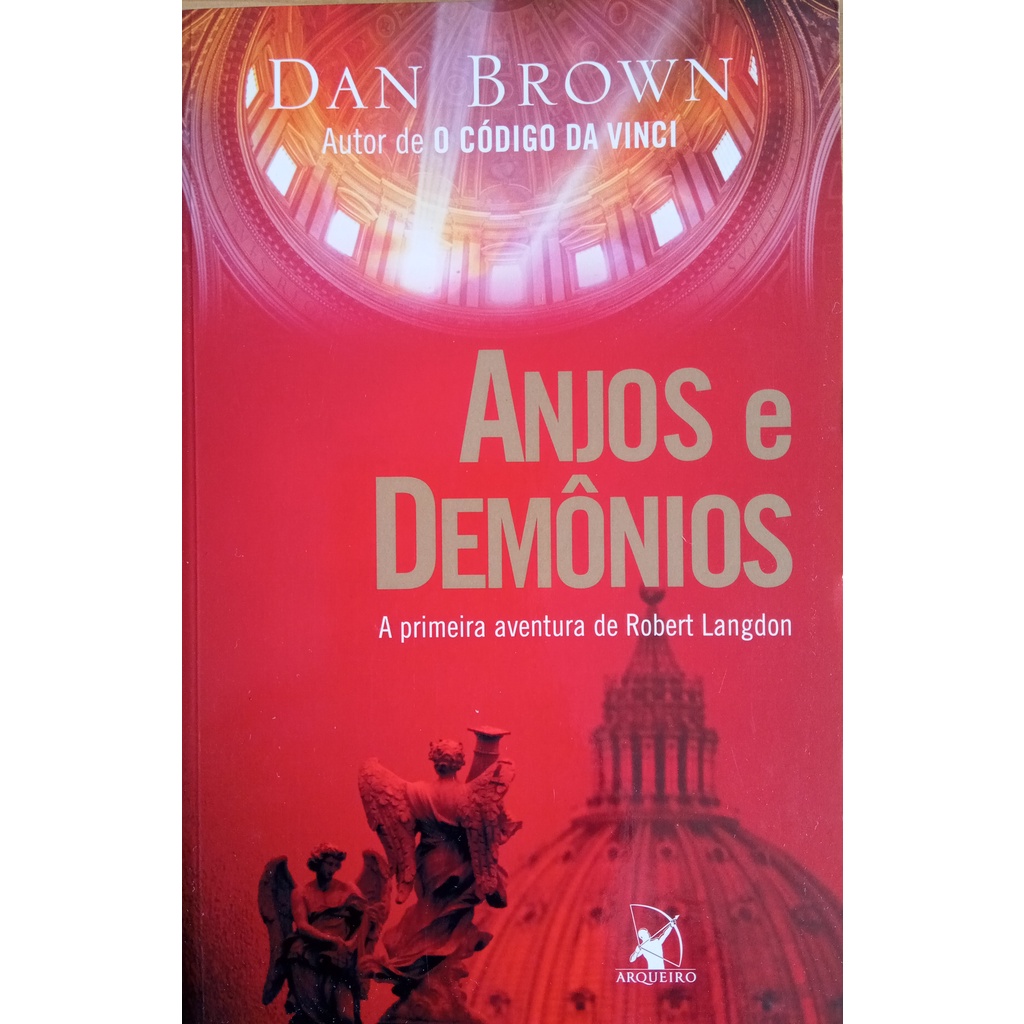 LIVRO, ANJOS E DEMÔNIOS, VERSÃO ECONÔMICA, DAN BROWN | Shopee Brasil