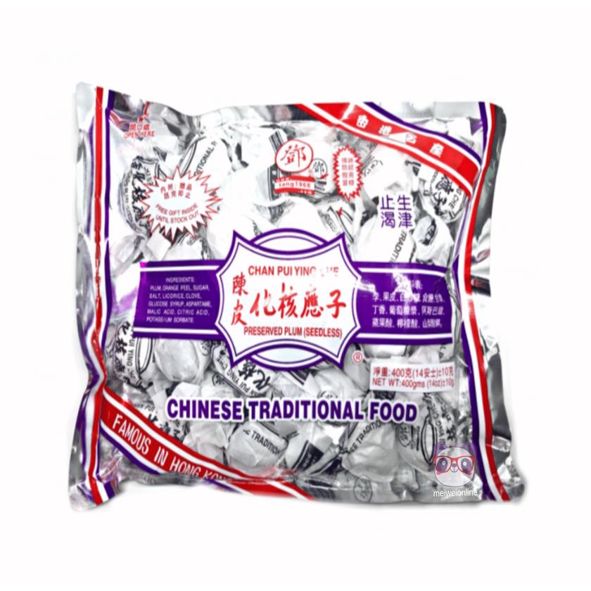 Ameixa a Chan Pui Ying Che - Tang - 400 g | Shopee Brasil
