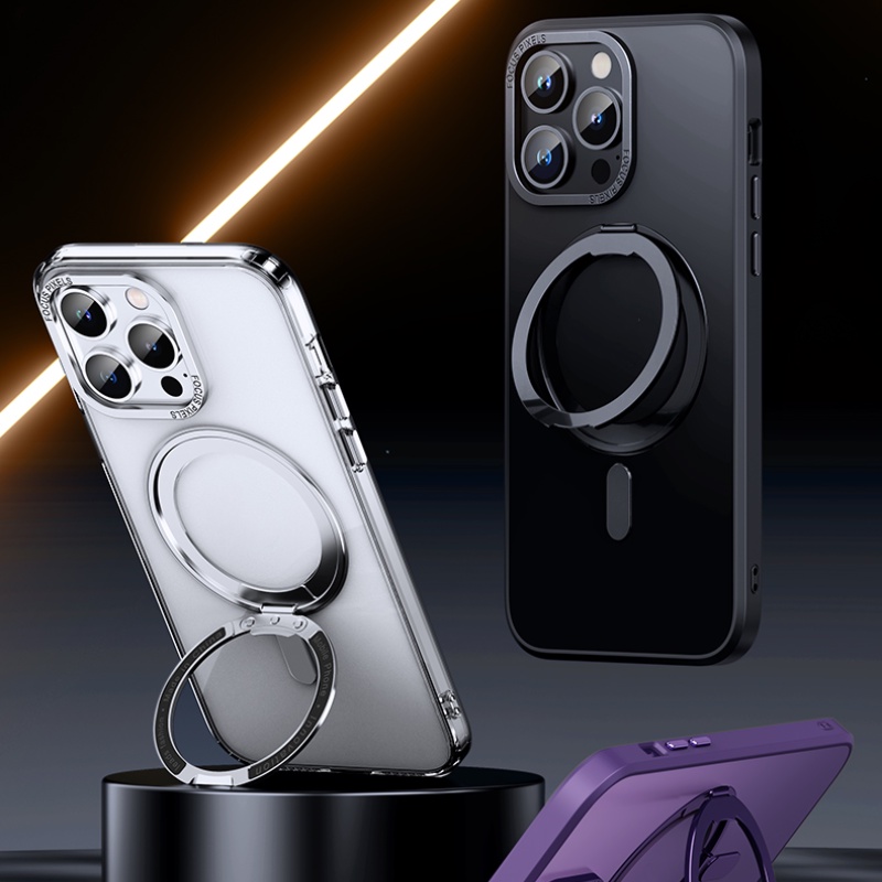 Estojo De Telefone Com Suporte Invisível Rotativo 360 Graus Para iPhone 14 13 12 11 Pro Max 14 ...