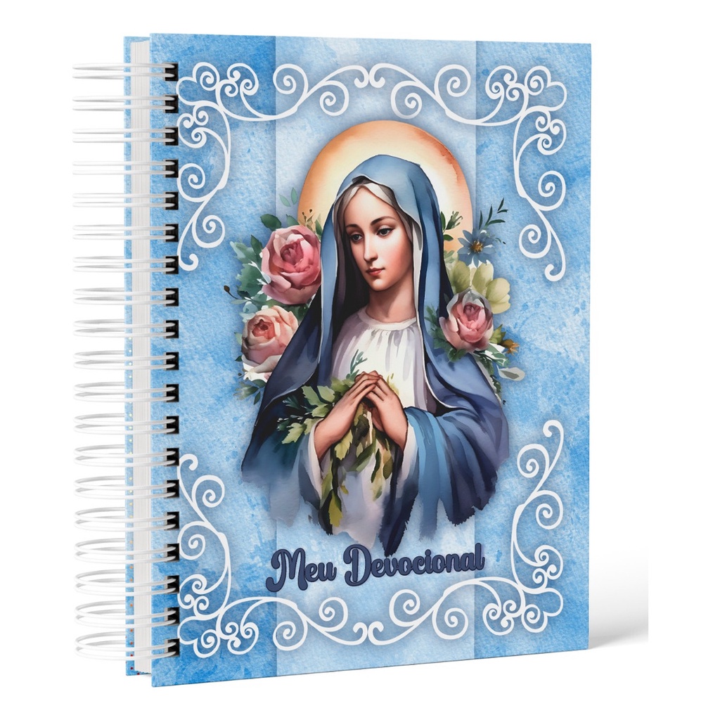 Devocional Católico Coleção Virgem Maria 244 Pag Decoradas | Shopee Brasil