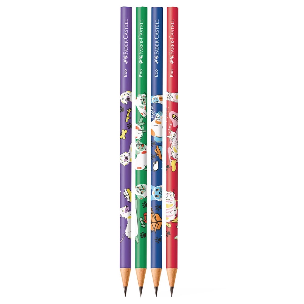 Lápis Pets Animais Faber Castell | Shopee Brasil