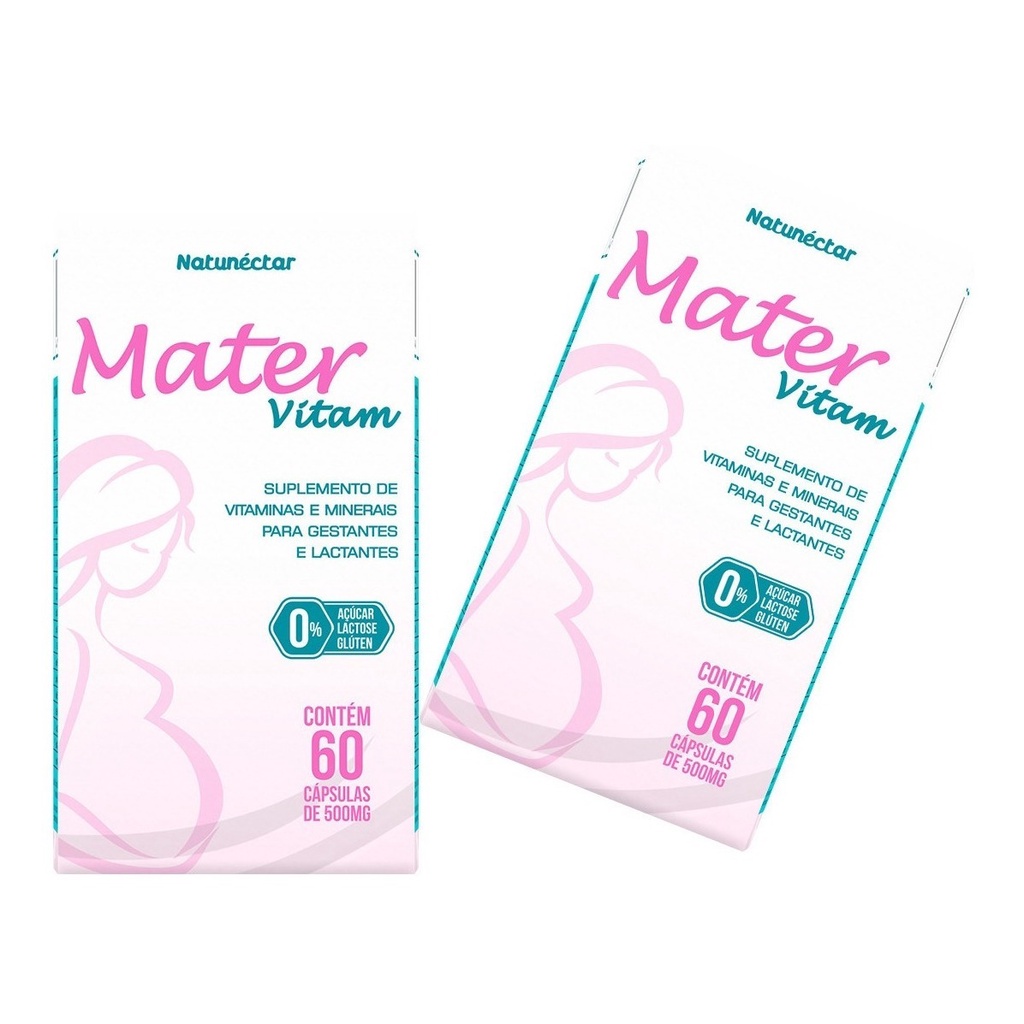 Kit Mater Vitam Original Vitaminas Vit Suplemento Alimentar Natural ...