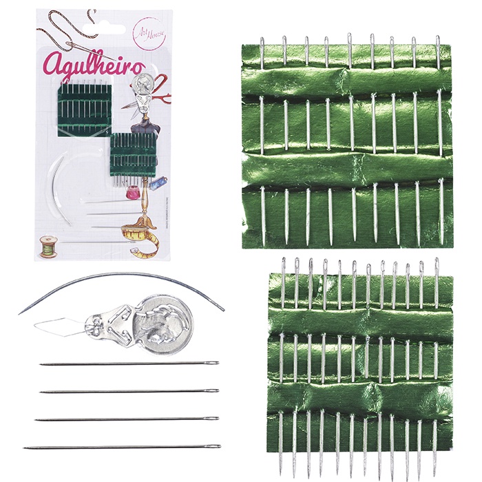 Kit Agulheiro para Costura com 28 unidades Arthouse - BS001 | Shopee Brasil