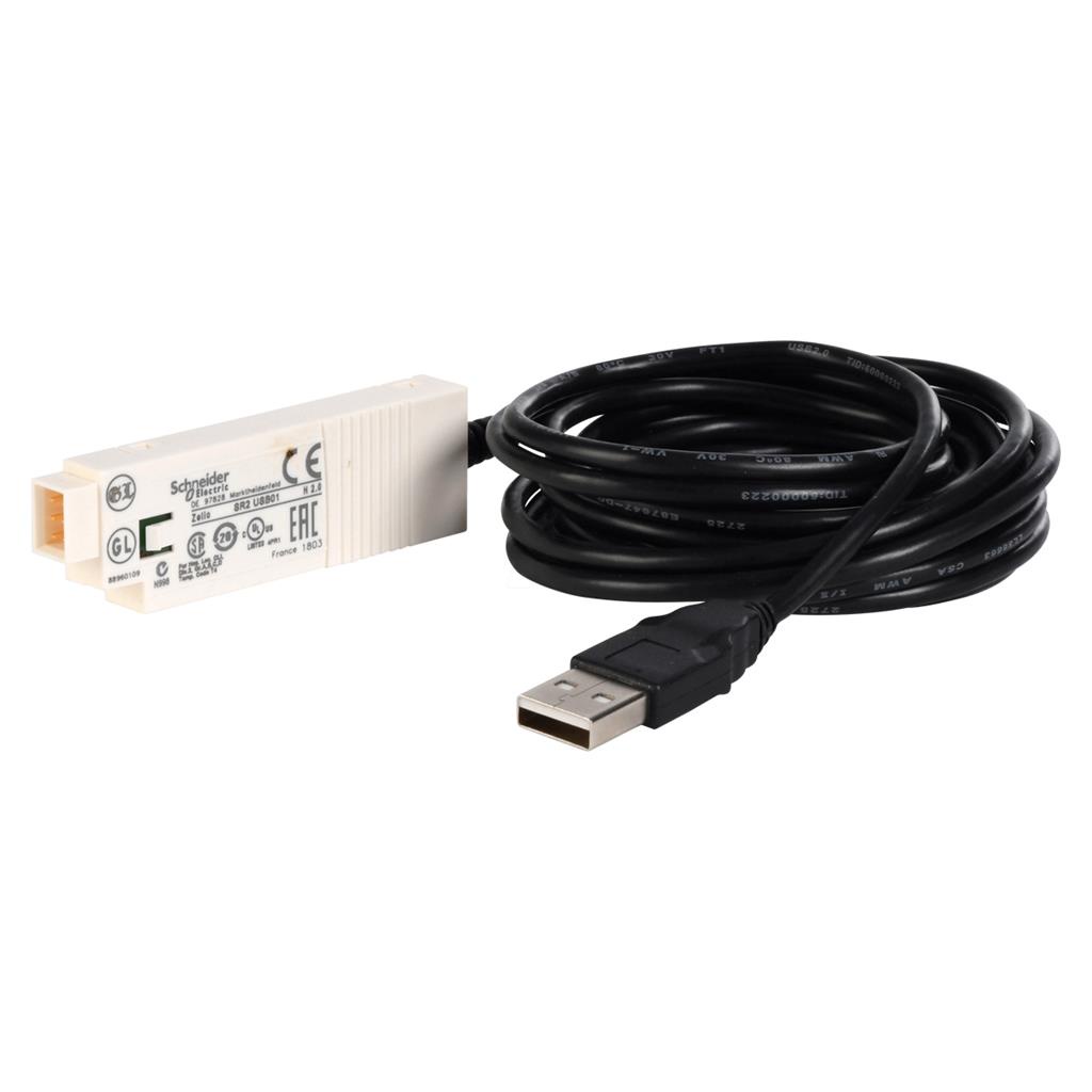 Cabo Programacao Usb Zelio Logic 3 Metros Schneider Electric | Shopee ...