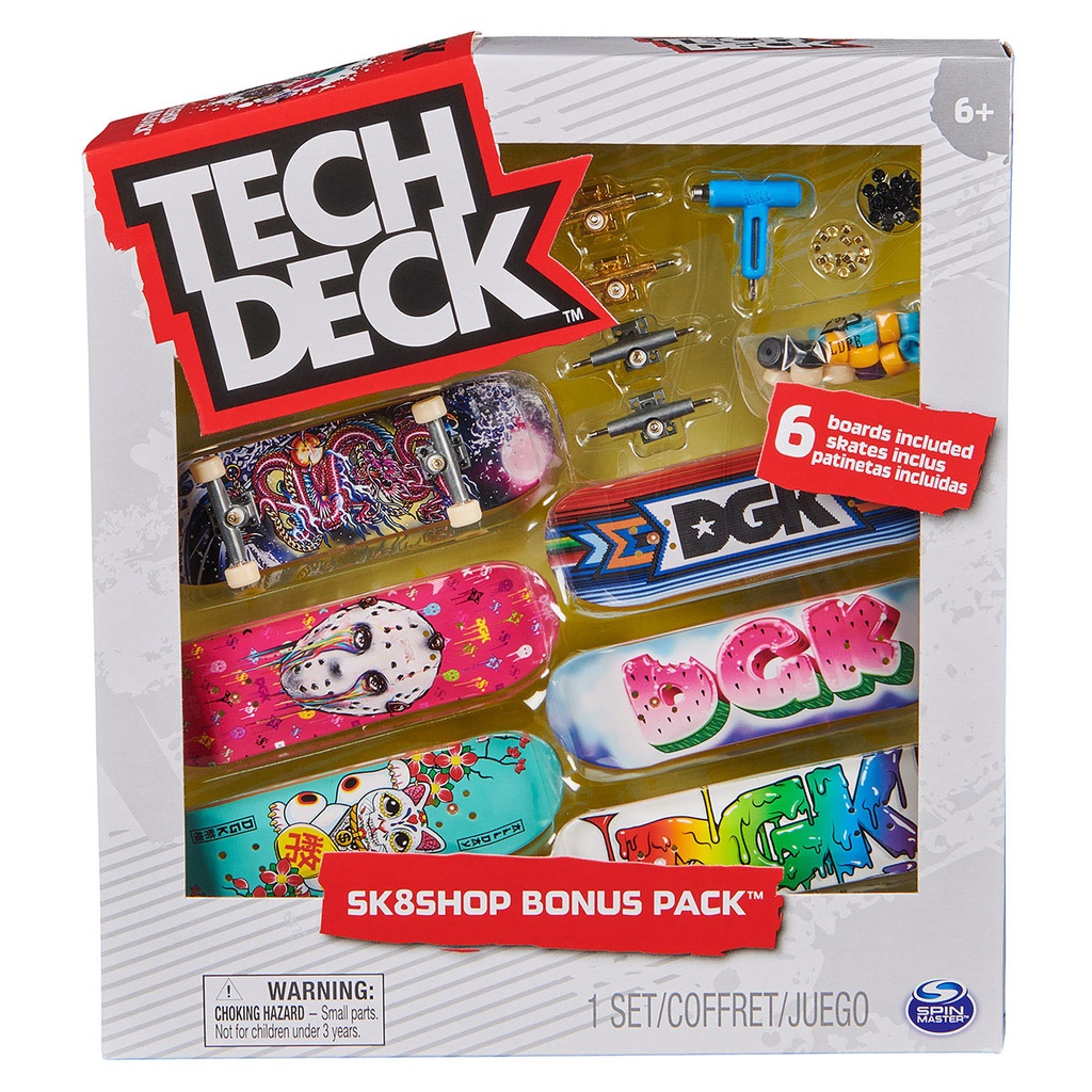 Kit 3 Skate de Dedo e Acessórios Coleção DGK - Tech Deck | Shopee Brasil