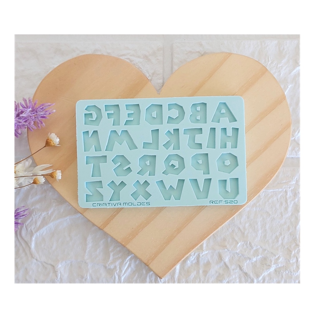 Molde Silicone Alfabeto Mario 1,2cm Confeitaria e Arte CM520 | Shopee ...