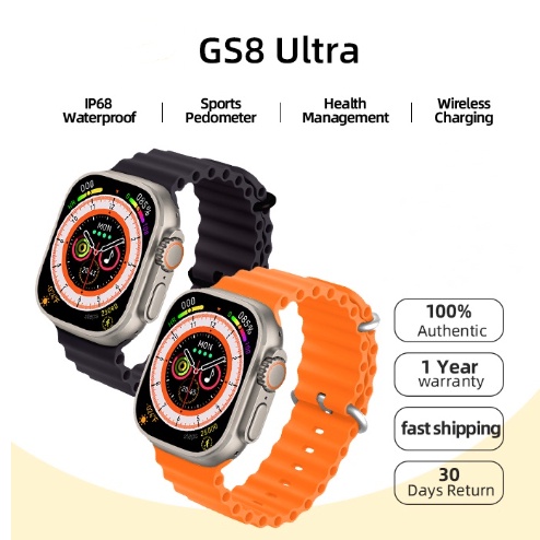 Smartwatch Relógio Inteligente GS8 Ultra Watch Nova Tecnologia Preta S7 ...