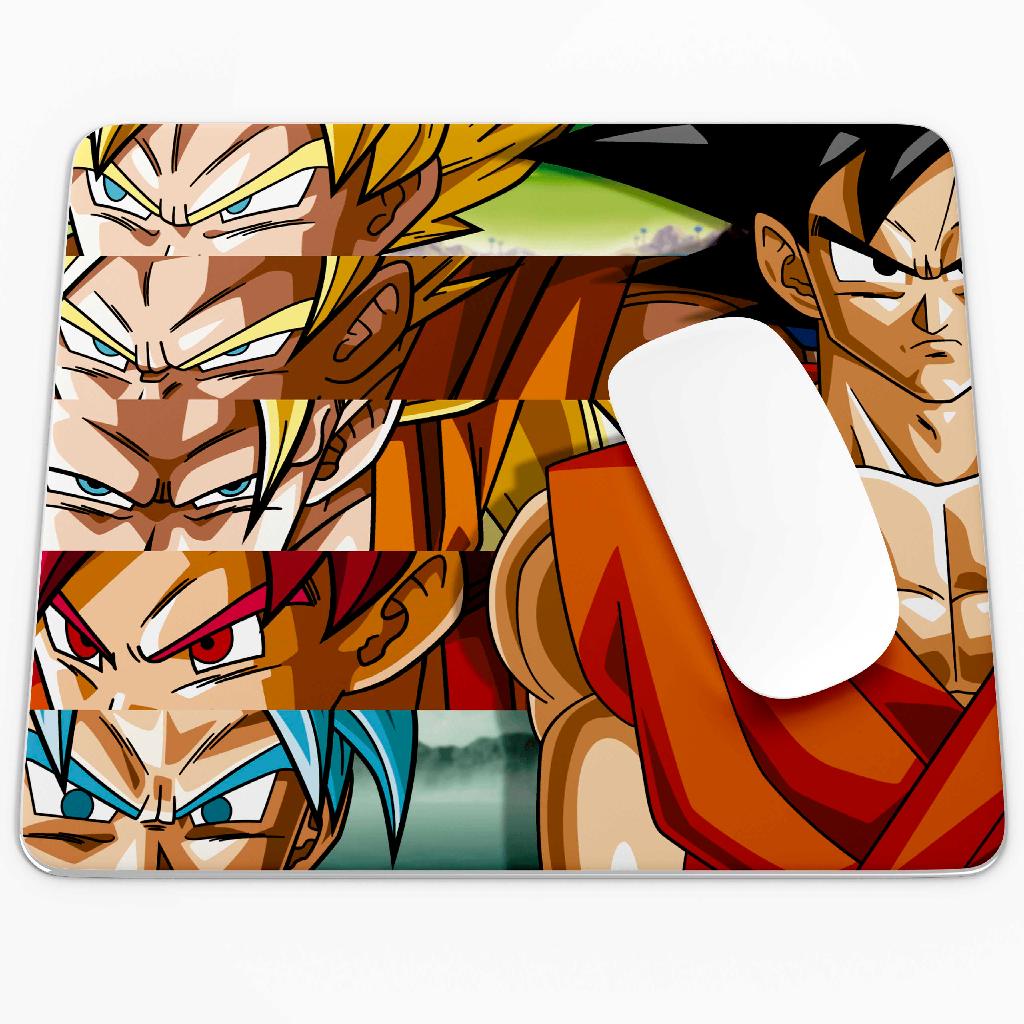 Mouse Pad Dragon Ball Z Goku Vegeta Gohan Olhares | Shopee Brasil