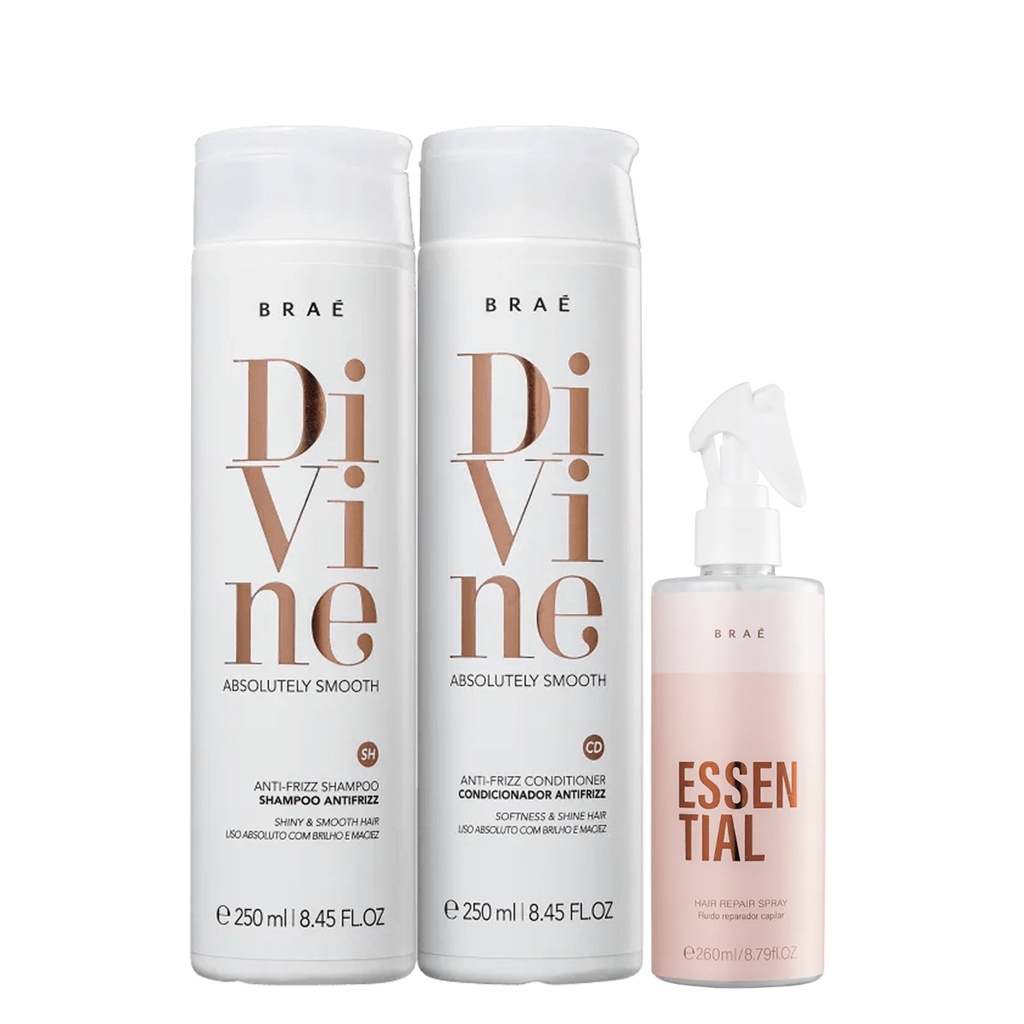 Leave Essential, Shampoo e Condicionador Divine - Braé | Shopee Brasil