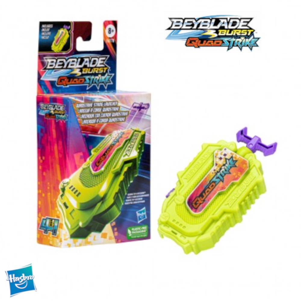 Beyblade Super Satomb S6 + Lançador QS String - Hasbro | Shopee Brasil