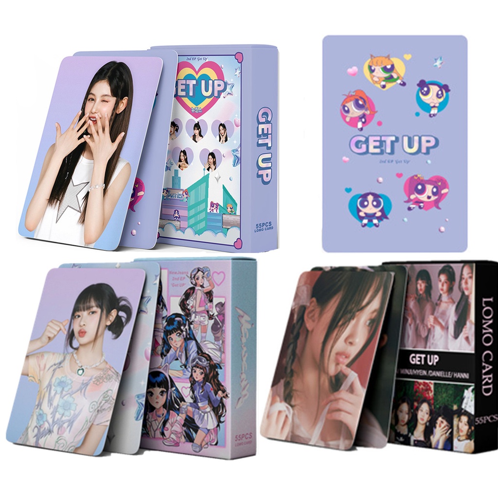 55pcs/box NJ 2023 New Album GET UP Photocards DANIELLE HANNI HAERIN ...