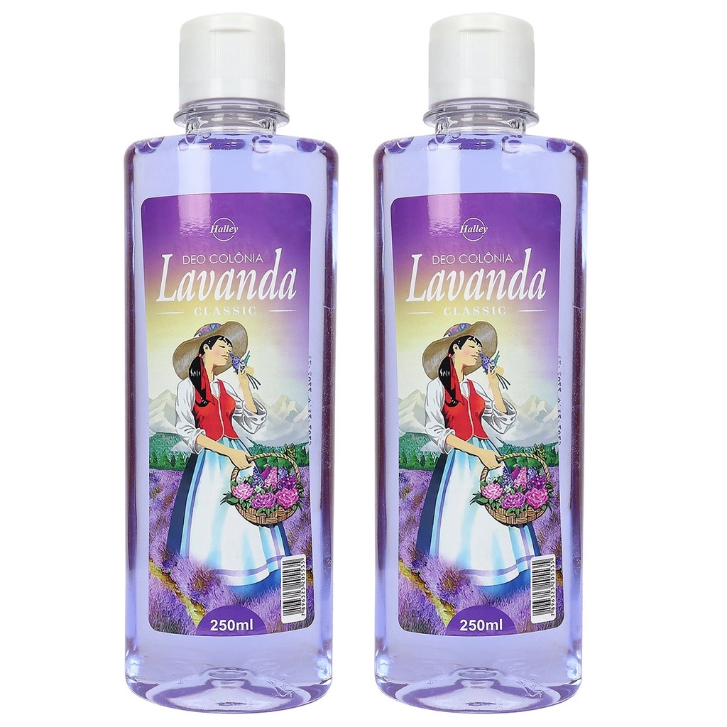 Kit Deo Colônia Lavanda Halley 2x250ml | Shopee Brasil