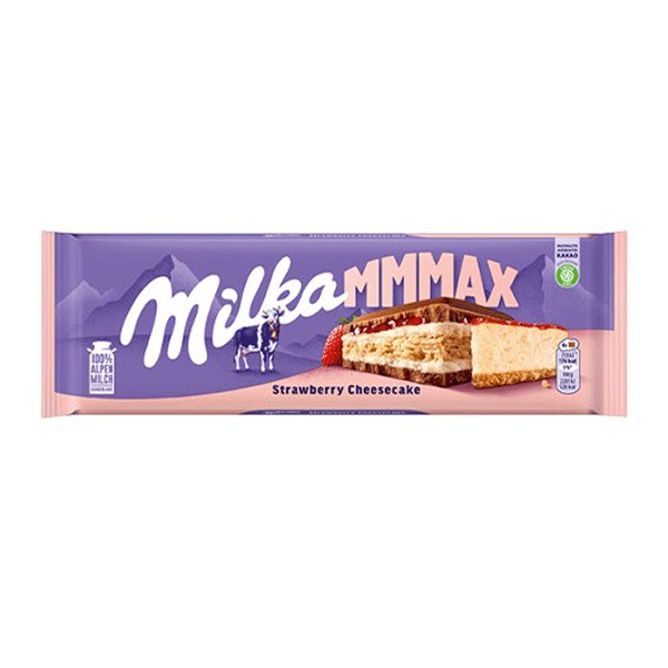 Chocolate Milka Strawberry Cheesecake 300g | Shopee Brasil