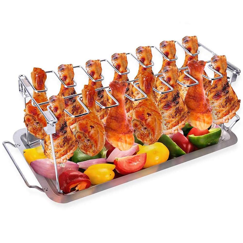 Rack Suporte Para Assar Perna Asa De Frango | Shopee Brasil