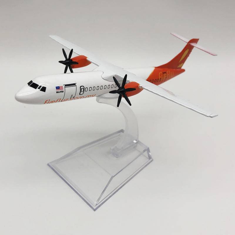16CM Alloy Aircraft Model ATR-72 Malaysia Feiying Propeller Aviation ...