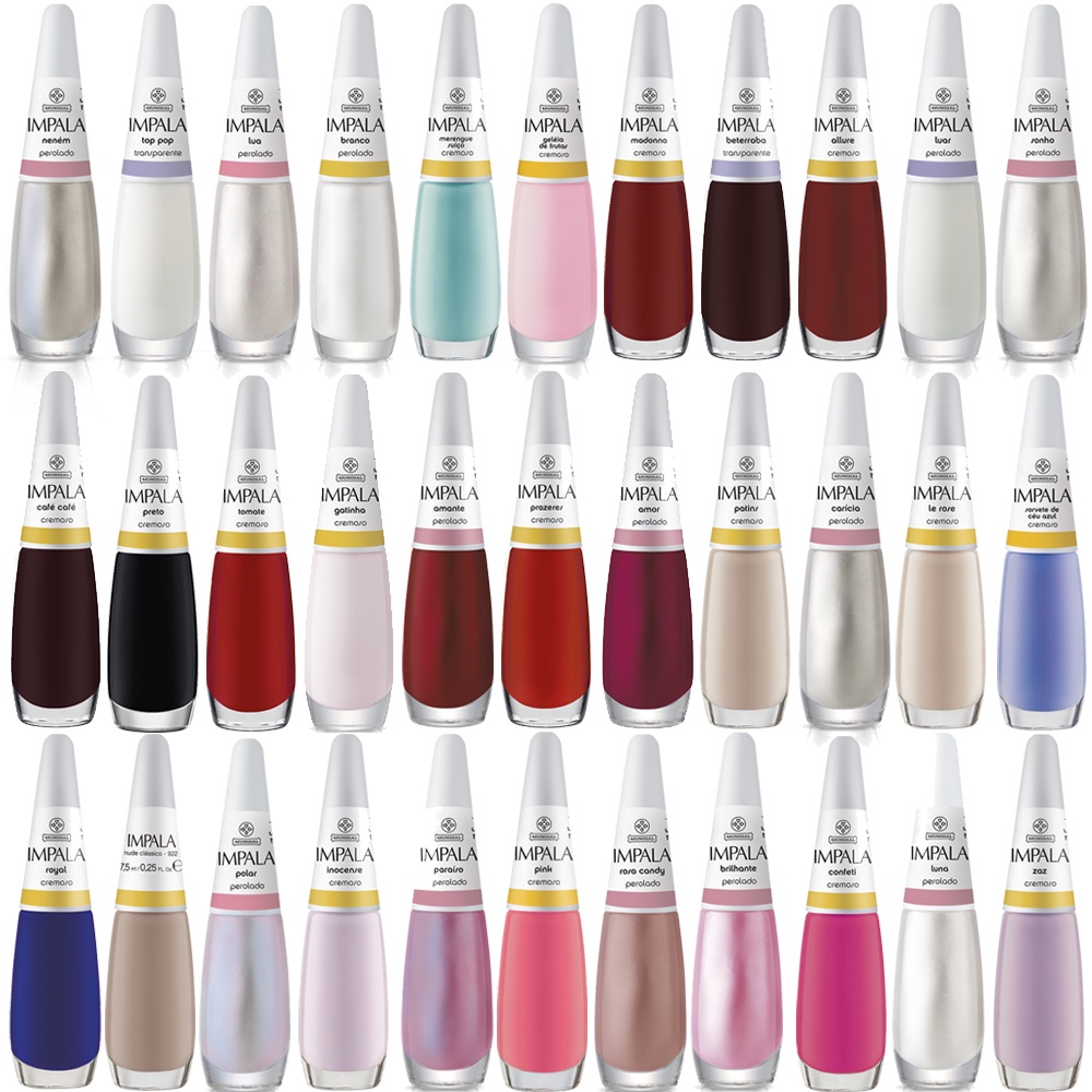 Esmalte Impala 7,5ml Escolha sua Cor Manicure | Shopee Brasil