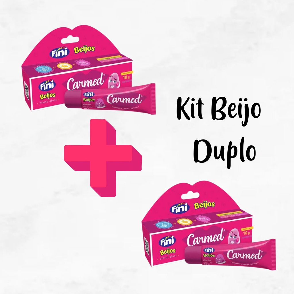 Kit Beijo Duplo Carmed Fini | Shopee Brasil