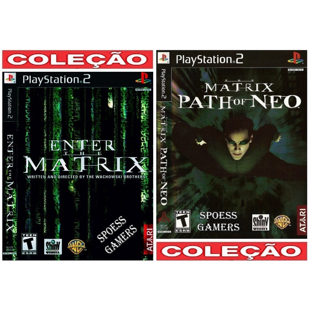 Jogo Ps 2 Matrix Coleção (2 Dvds) | Shopee Brasil