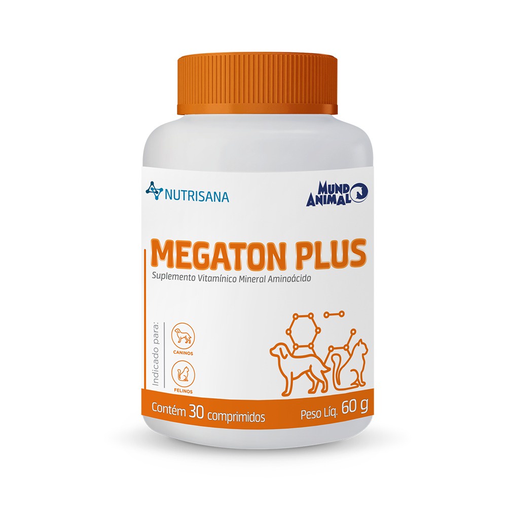 Suplemento Megaton Plus Nutrisana 30 Comprimidos | Shopee Brasil