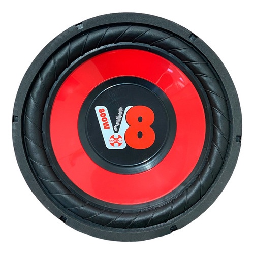 ALTO FALANTE COMPET 12 POL SUBWOOFER STREET V8 200W 4 OHMS CHAPA VERMELHO | Shopee Brasil
