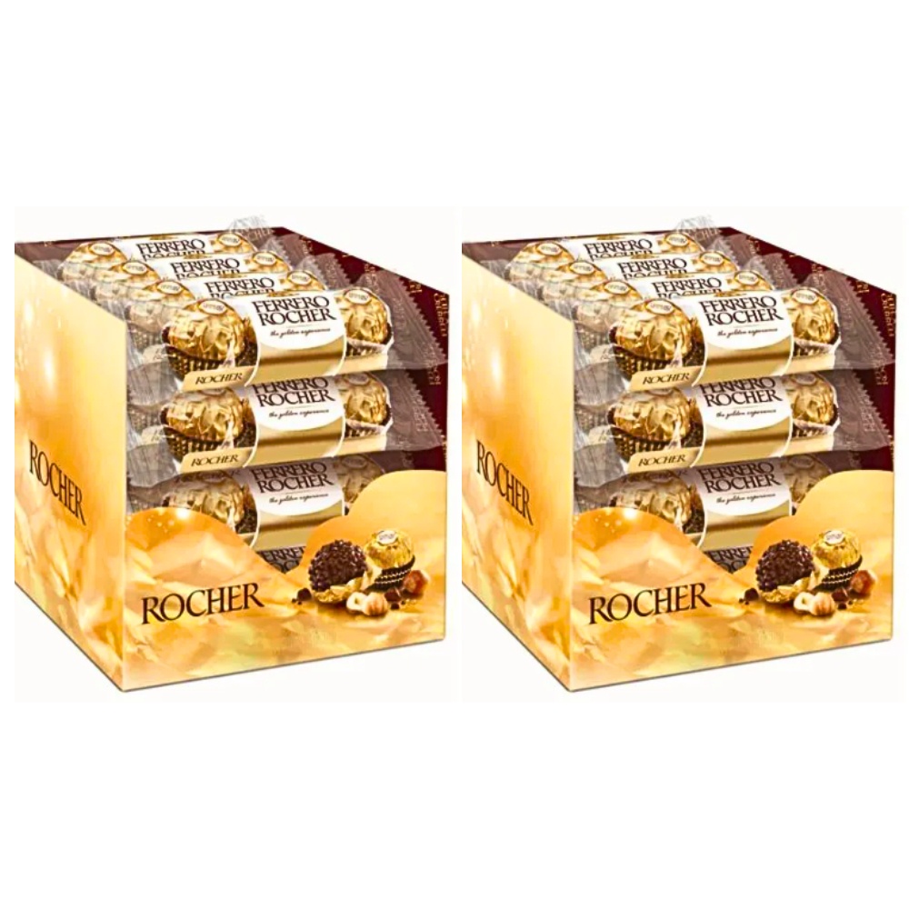Kit Caixa De Bombom Ferrero Rocher Original - 2cxs | Shopee Brasil