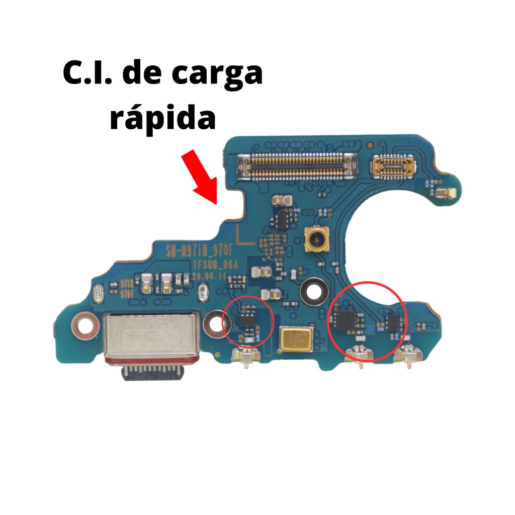 Placa Flex Flat Conector Carga Microfone Compatível Galaxy Note 10 (n970) Original | Shopee Brasil