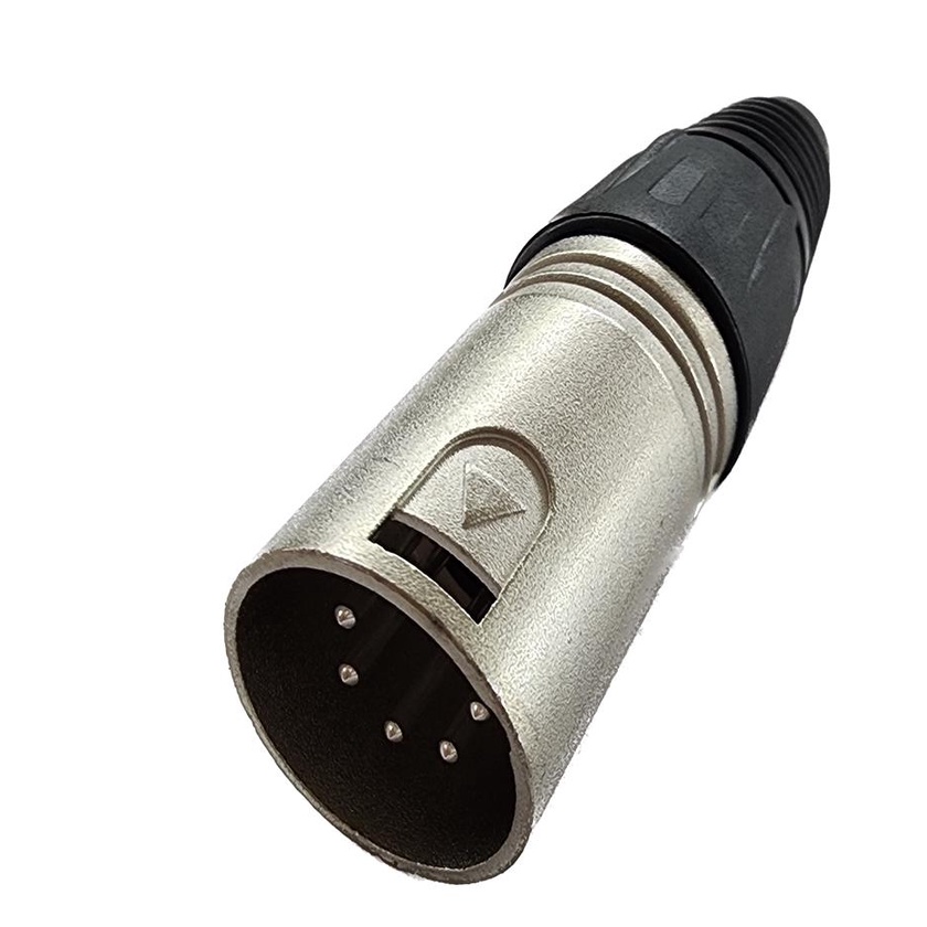 Conector Xlr Canon Macho Amphenol 5 Pinos | Shopee Brasil