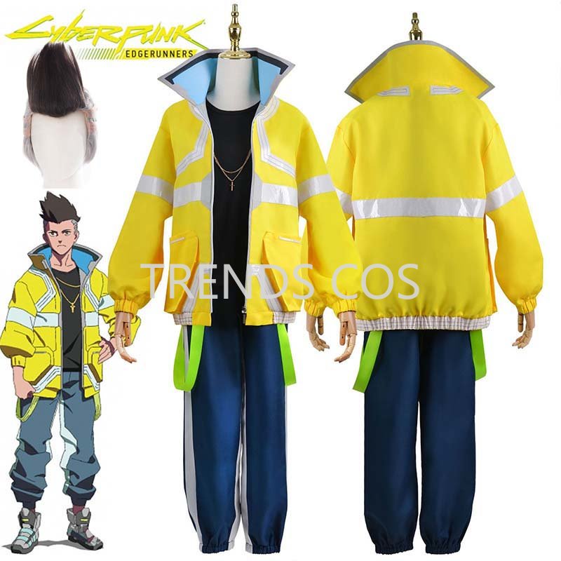 Anime Cyberpunk Edgerunners David Martinez Cosplay Costume Stand ...