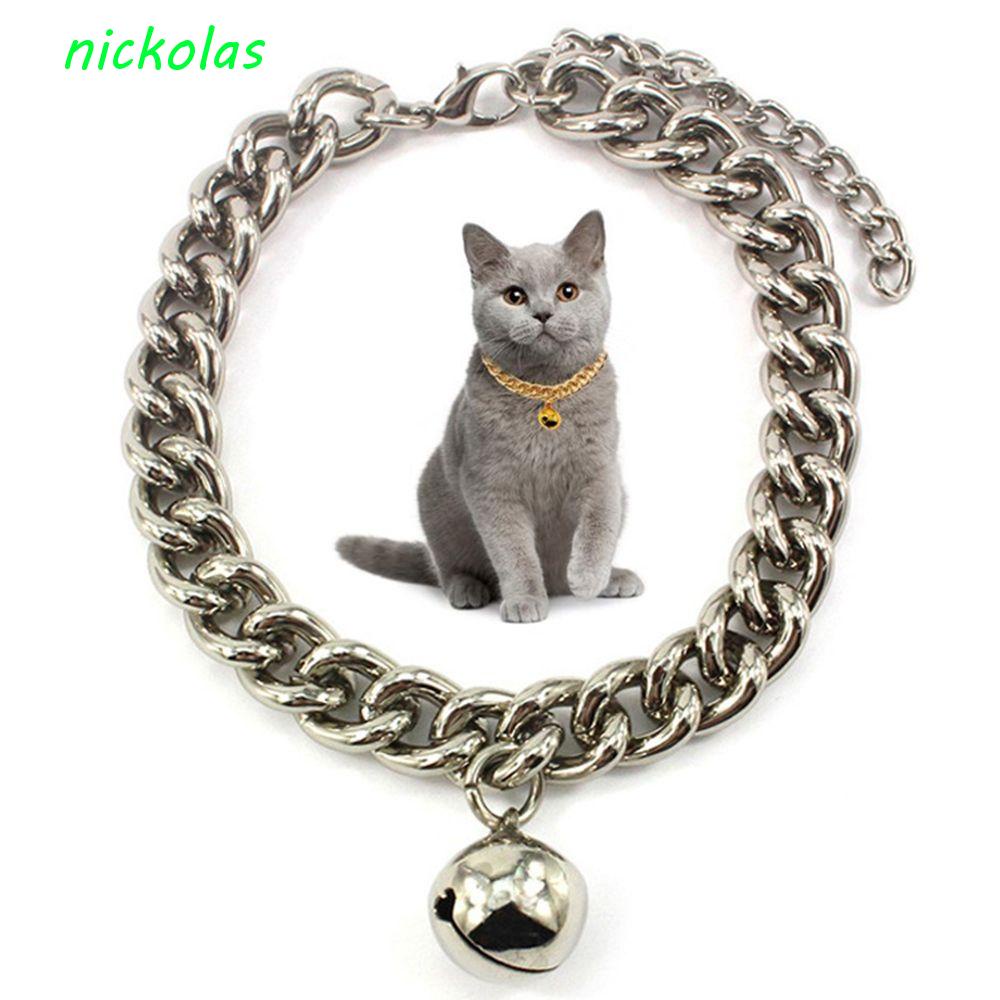 NICKOLAS Coleira Para Gatos Eletrodeposição Premium Com Acessório Bell ...