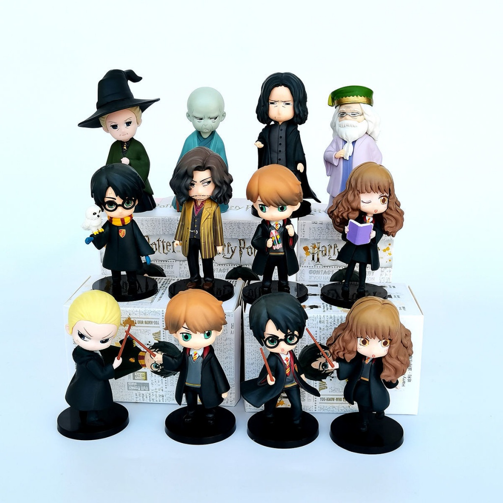 Harry Potter blind box full set doll peripheral wand hand-held boy ...