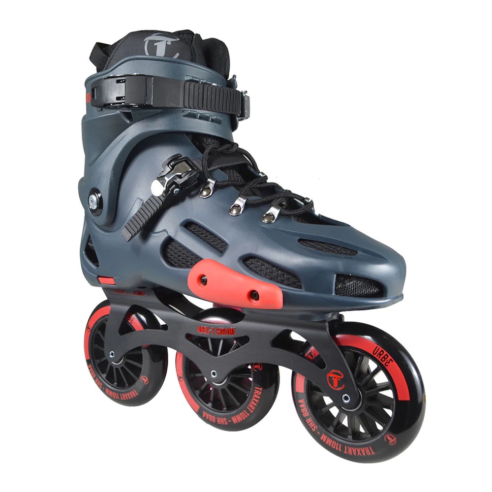 PATINS TRAXART URBAN FREESTYLE Urb-e 110mm 88a Abec 7 Cromo | Shopee Brasil