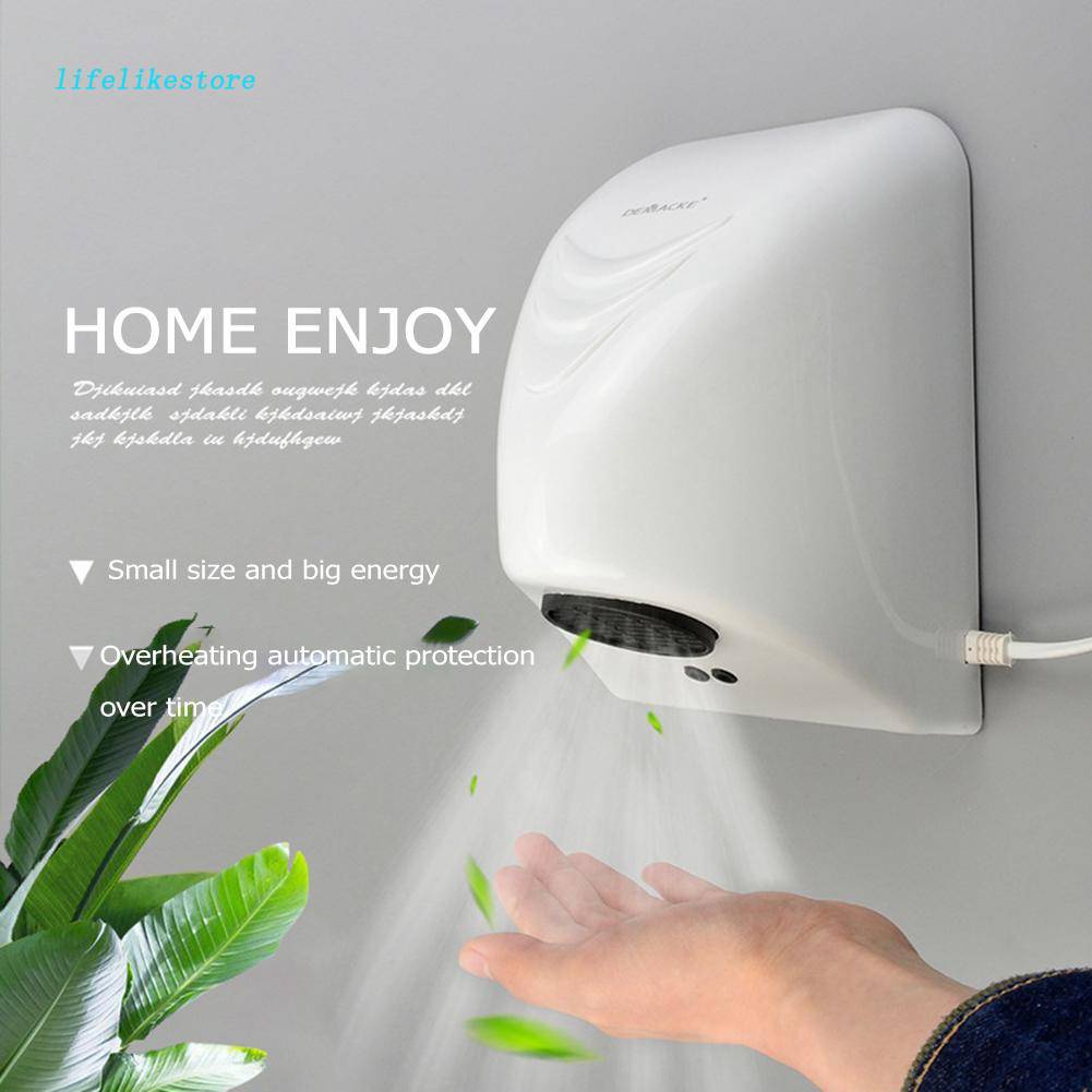 Home Hand Dryer Fully Automatic Sensor Hand Drying Device | Shopee Brasil