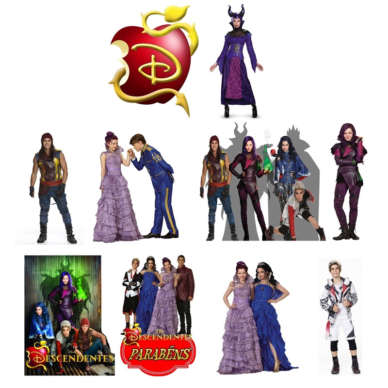 KIT Descendentes Disney com 10 Displays de 20cm | Shopee Brasil