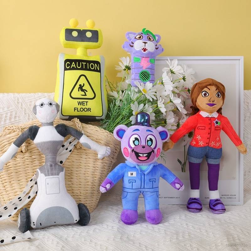 FNAF Security Breach Ruin Plush Dolls Freddy Wolf Vanessa Brinquedos ...