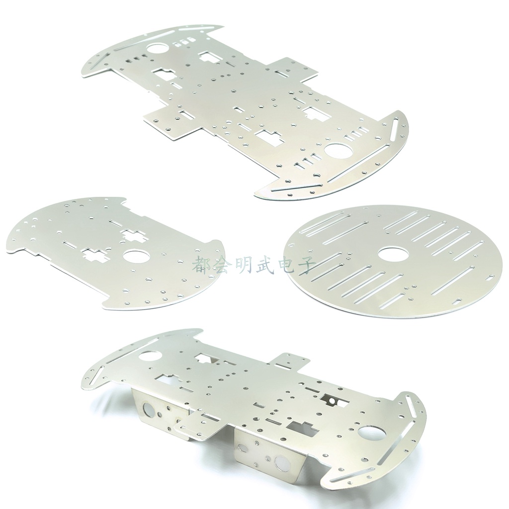 Chassi De Carro Inteligente De Quatro Rodas 4WD 1,5mm De Liga De ...