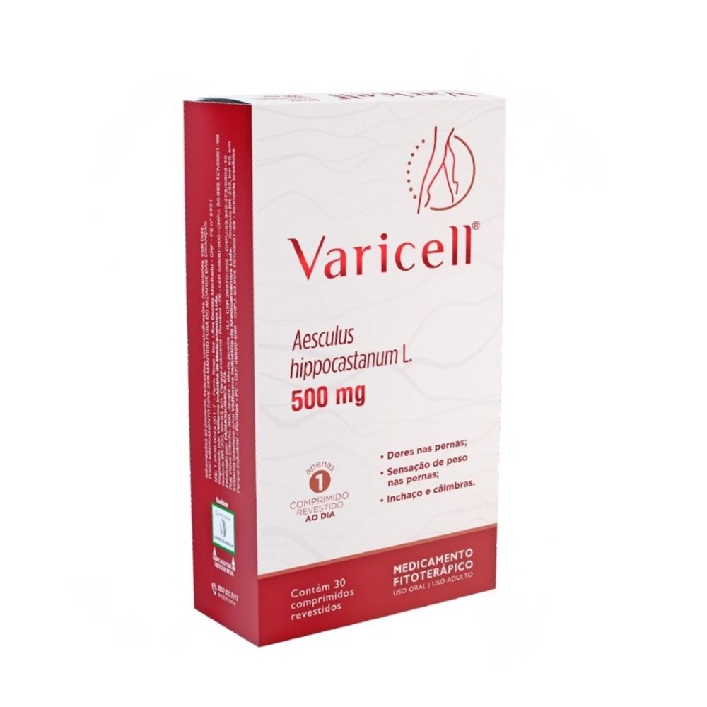 Varicell 500mg 30 Comprimidos Revestidos | Shopee Brasil