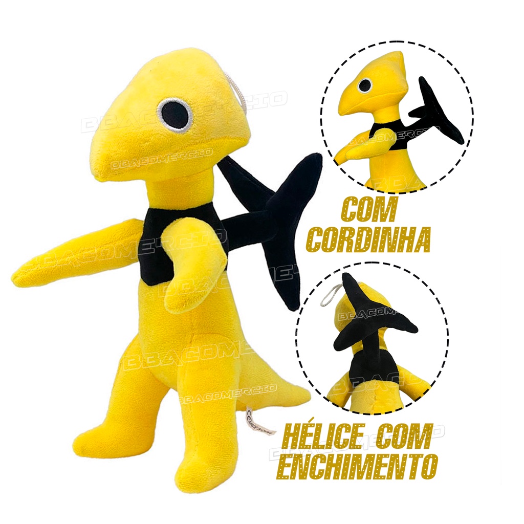 Boneco Pelúcia Rainbow Friends Capitulo 2 Monstro Yellow | Shopee Brasil